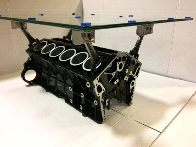 V12 Engine Table | Tallaght Powder Coating