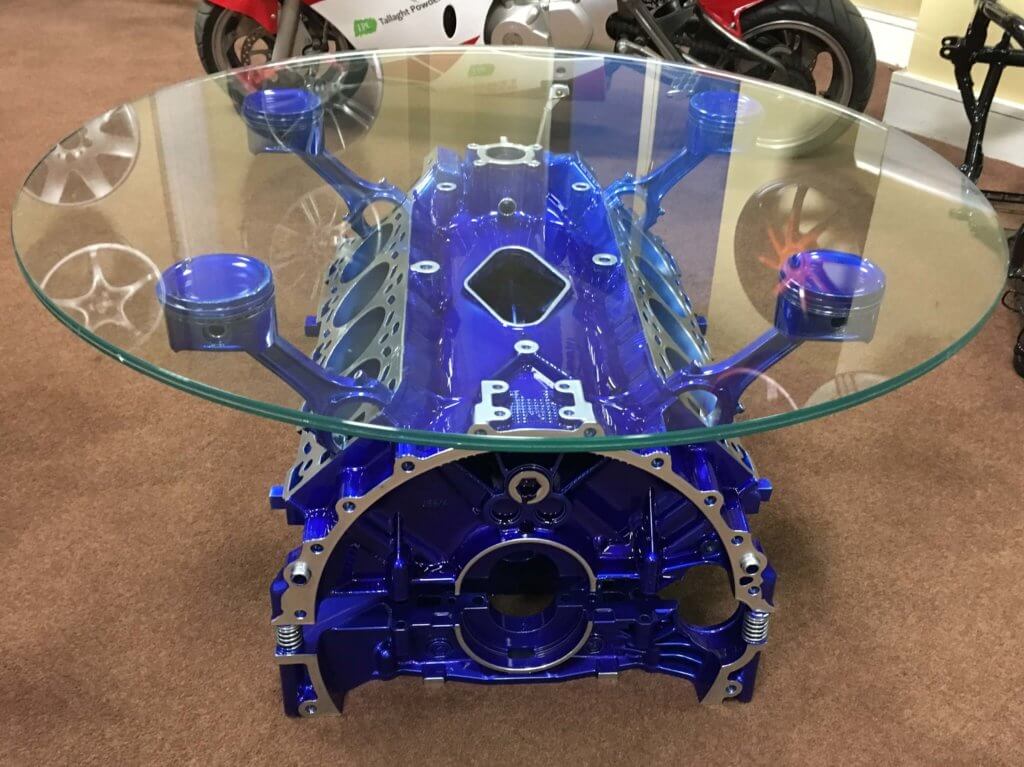 V8 Jaguar Coffee Table | Tallaght Powder Coating